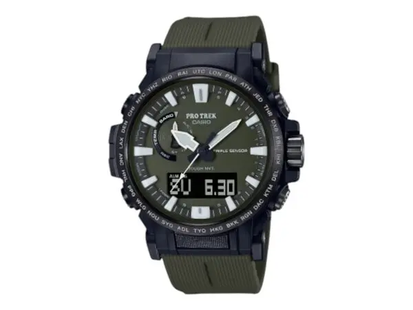 Casio Pro Trek Watch - Stainless Steel