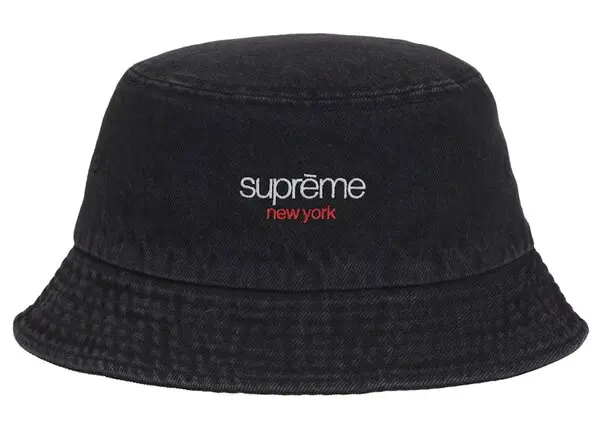 Supreme Denim Crusher Hat - Black