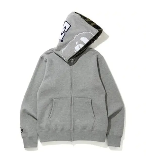 A BATHING APE 1st Camo 2nd Ape Full Zip Hoodie