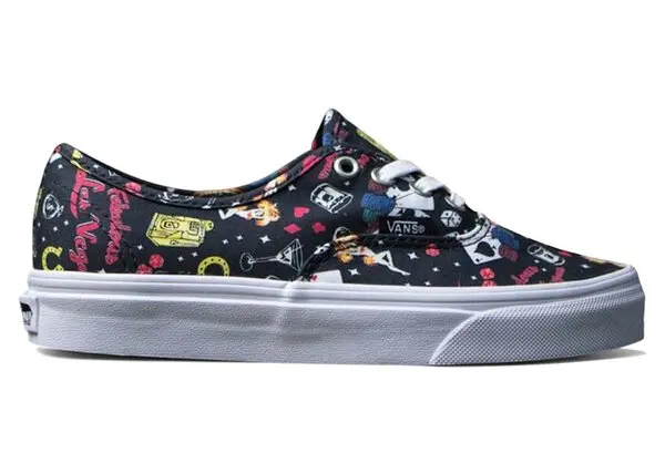 VANS Authentic Las Sneakers - Black/vegas