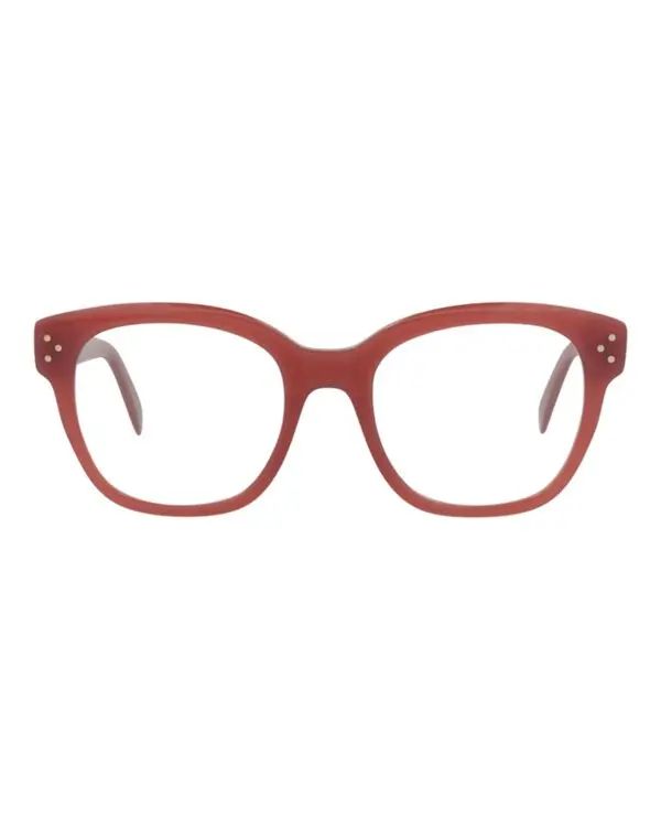 Celine Acetate Square Frame Optical Frames - Bordeaux Bordeaux Transparent (cl50086i/51/069)