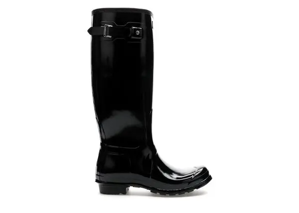 Hunter Original Tall Gloss Boots - Black
