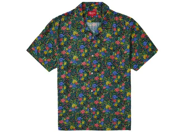 Supreme Mini Floral Rayon Short Sleeve Shirt