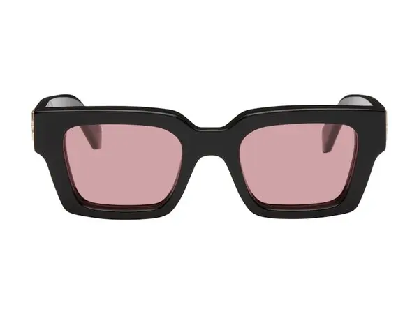 Off-White Square Frame Sunglasses - Black/red (oeri126c99pla0011025)