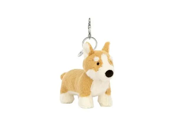 JELLYCAT Betty Corgi Bag Charm - Multicolor