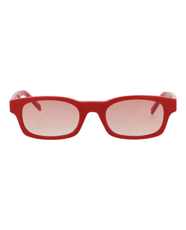 Givenchy Acetate Square Frame Sunglasses - Red Red Bordeaux (gv40032u/49/66t)