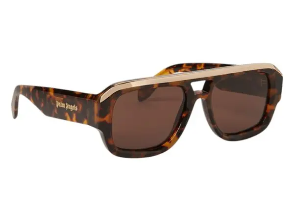 Palm Angels Stockton Sunglasses - Havana Brown (peri062s24pla0016064)