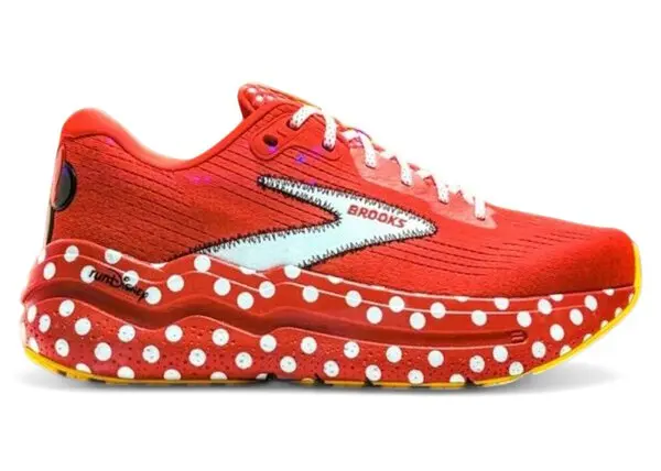 Brooks Ghost Max 2 Rundisney Minnie Mouse Sneakers - Red/white/black