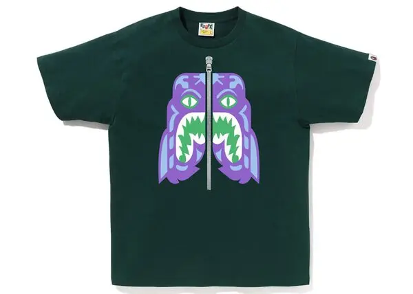 A BATHING APE Colors Tiger Tee Shirt