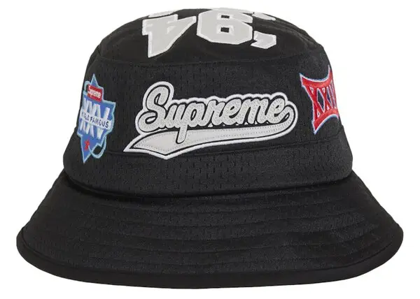 Supreme Playoffs Mesh Crusher Hat - Black