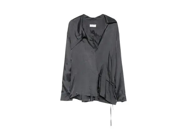 Dries Van Noten Viscose Tied Blouse