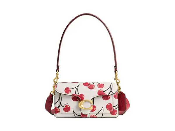 COACH Tabby Shoulder Bag 20 With Cherry Print