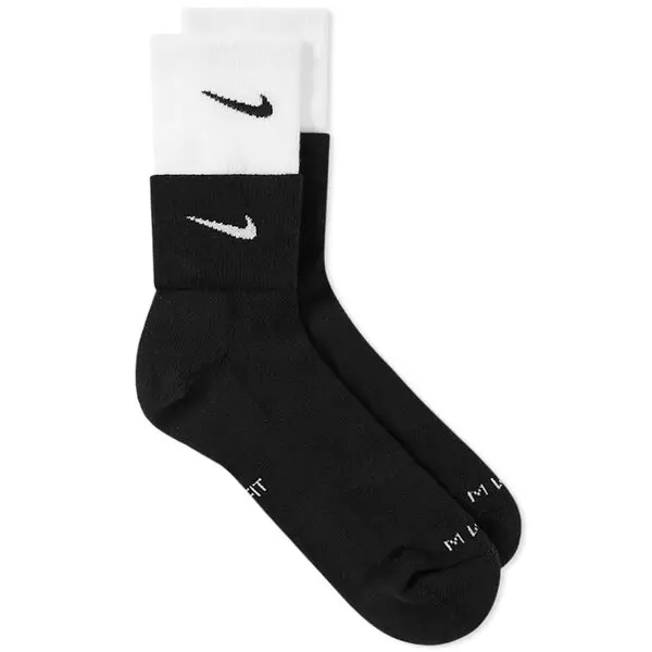 Nike Nikelab X Mmw Double Layer Socks - Black