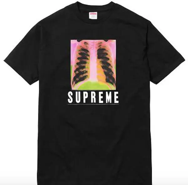 Supreme X Ray Tee Shirt - Black