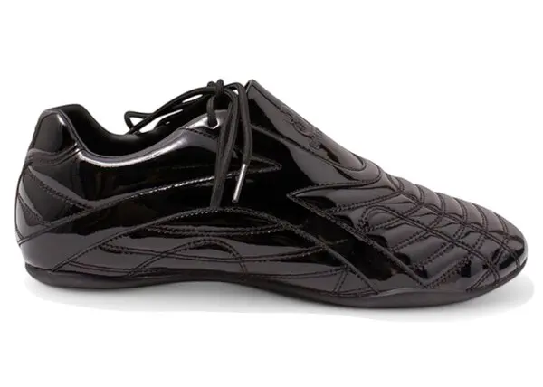 Balenciaga Zen Patent Sneakers - Black