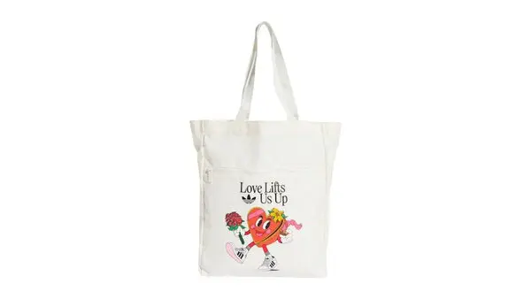 Adidas Printed Tote - Cloud White