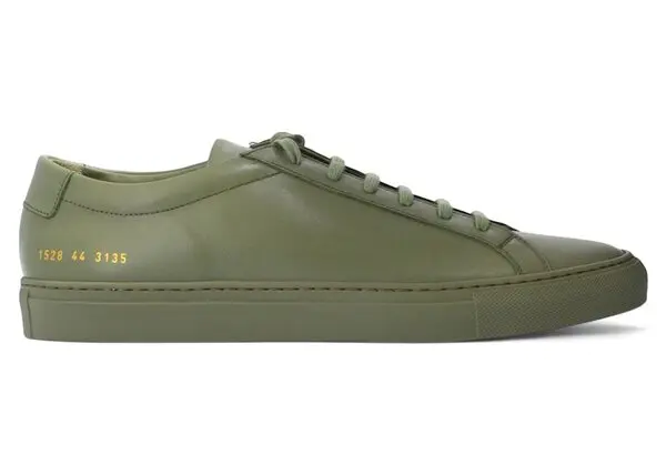 COMMON PROJECTS Achilles Low Top Sneakers - Moss