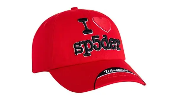 SP5DER Souvenir 6-panel Hat - Red