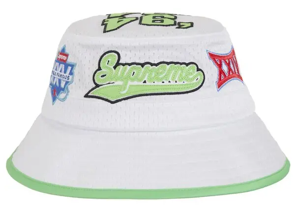 Supreme Playoffs Mesh Crusher Hat - White