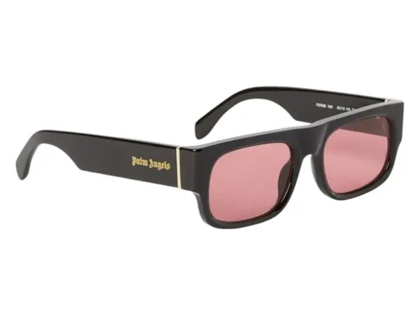 Palm Angels Midway Sunglasses - Black Peach Orange Midway (peri085f24pla0011021)