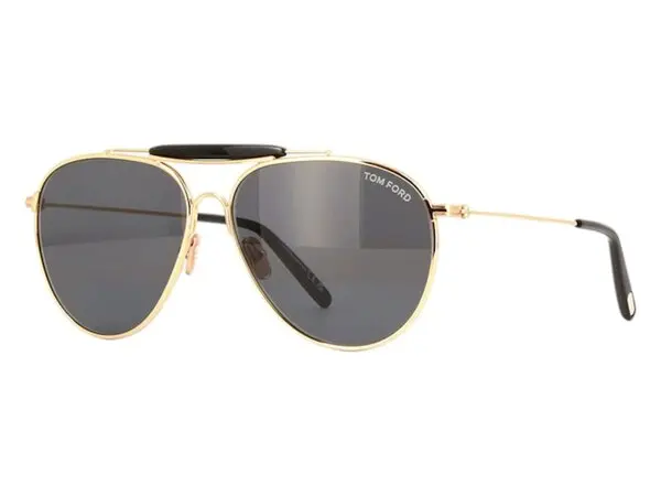TOM FORD Aviator Sunglasses - Shiny Rose Gold (ft0995 28a)