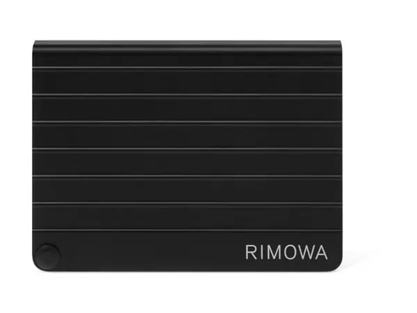 RIMOWA Original Kleinwaren Aluminum Card Case - Black