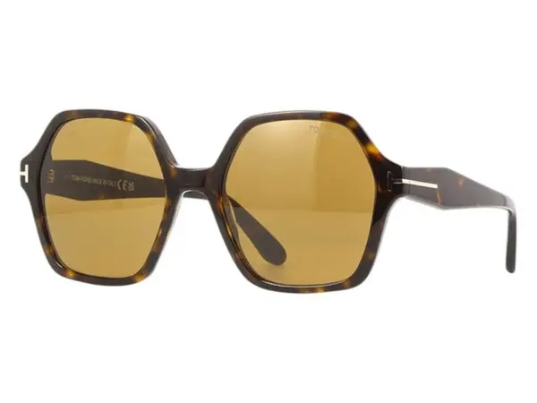 TOM FORD Geometric Havana Sunglasses - Havana (ft1032 52e)