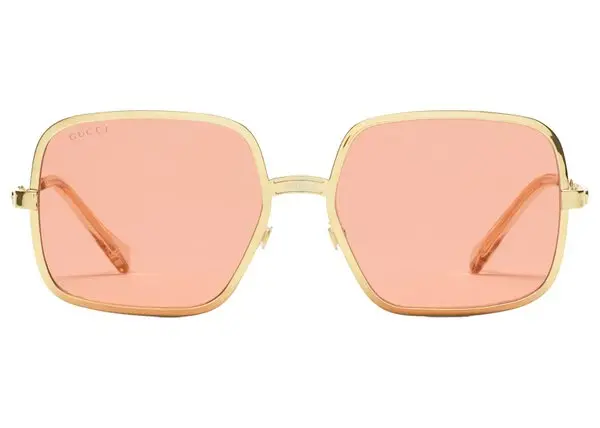 Gucci Square Sunglasses - Gold (681903 I3330 8066)