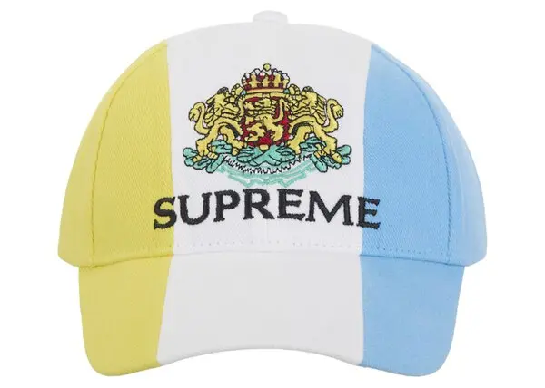 Supreme Crest 6-panel Cap - White