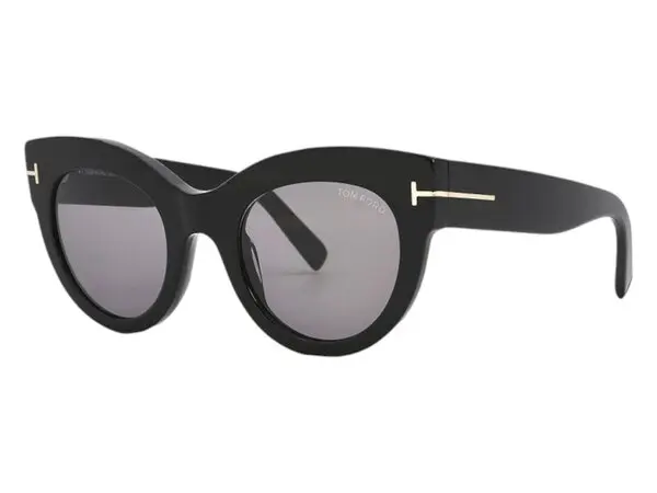 TOM FORD Cat Eye Full Rim Sunglasses - Black (ft1063 01c)