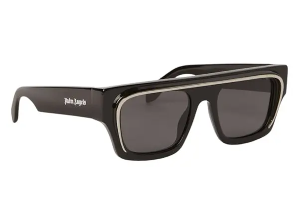 Palm Angels Salton Sunglasses - Black Dark Grey (peri061s24pla0011007)