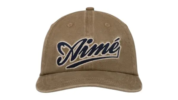 Aimé Leon Dore Cycling Logo Cap - Tan/navy Blue