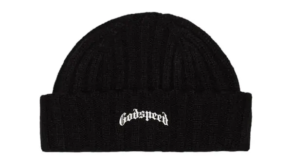 GODSPEED Logo Emblem Beanie - Black
