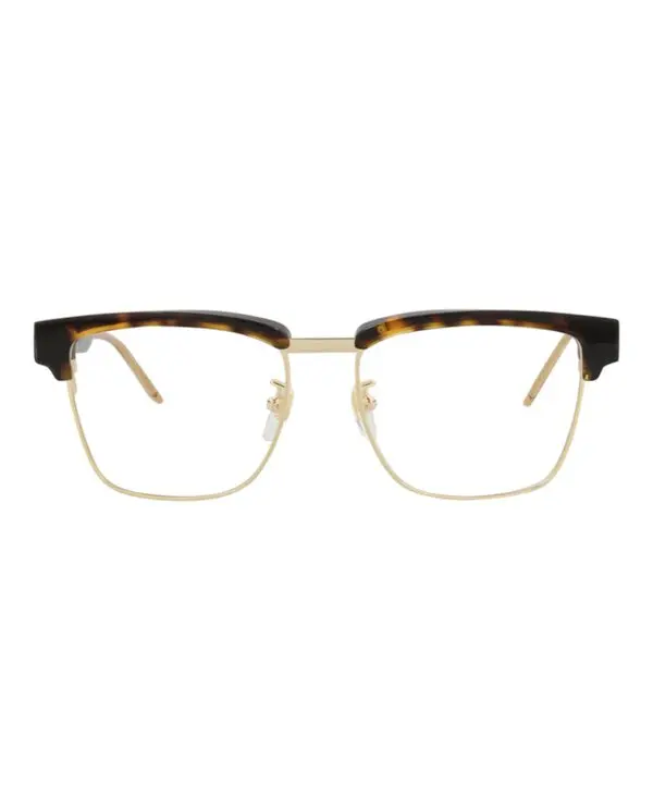 Gucci Square Frame Acetate Optical Frames - Havana Havana Transparent (gg0605o/30008100/002)