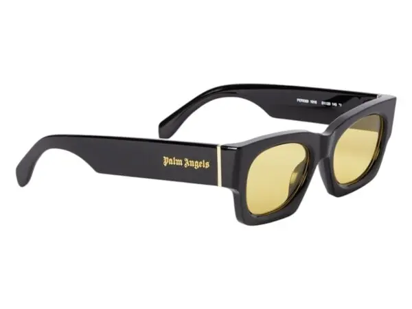 Palm Angels Bodie Sunglasses - Black Yellow Bodie Black (peri089f24pla0011018)