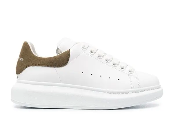 Alexander McQueen Oversized Sneakers - White/khaki