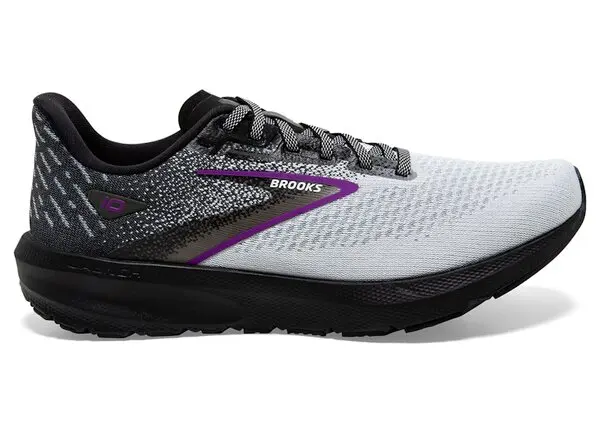 Brooks Launch 10 Sneakers - Black/white/violet