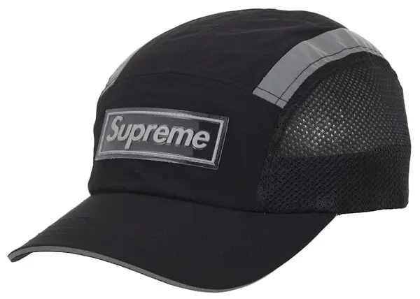 Supreme Side Mesh Cap - Black