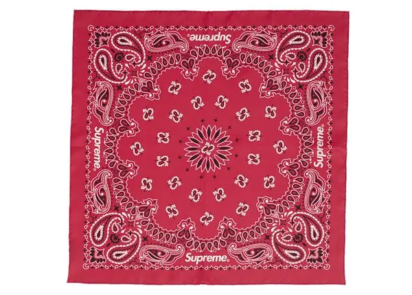 Supreme Silk Bandana - Red