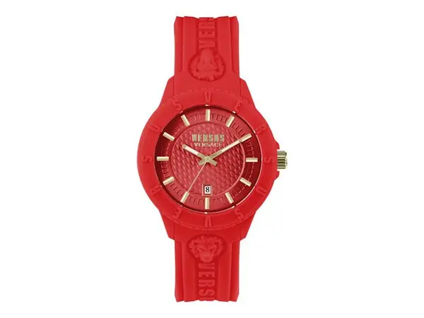 Versace Tokyo Silicone Strap Watch - Stainless Steel