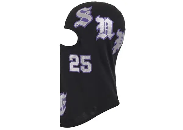 Supreme Old English Lightweight Balaclava - Black