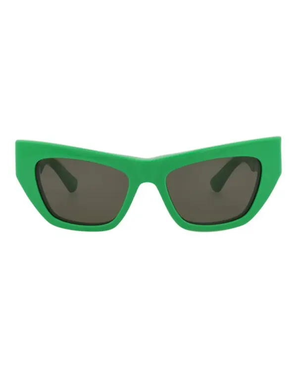 Bottega Veneta Cat Eye Frame Acetate Sunglasses - Green Green Green (bv1177s/30013666/003)
