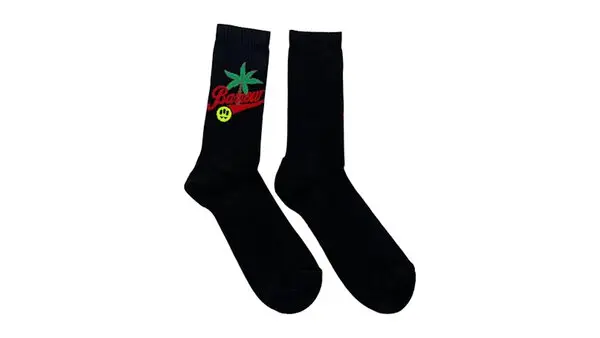 BARROW Logo Crew Socks - Nero/black