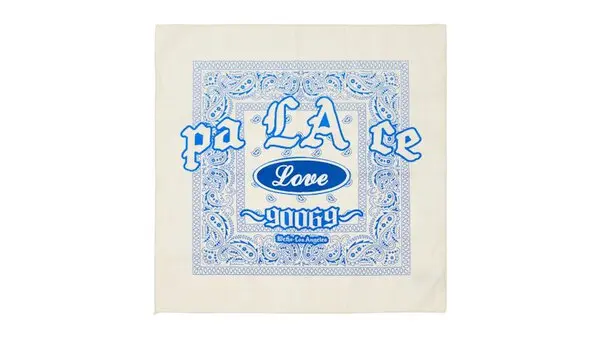 PALACE Logo Bandana - White