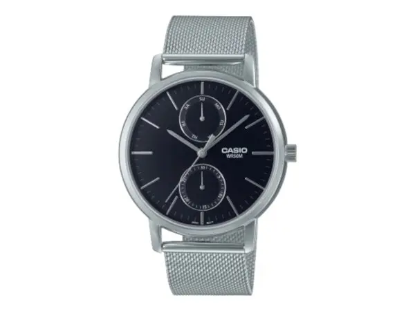 Casio Analog Watch With Band - Stainless Steel