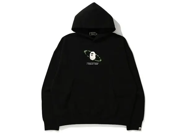 A BATHING APE Loose Fit Pullover Hoodie