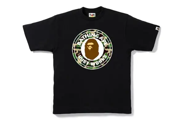 A BATHING APE Abc Busy Works Tee Shirt - Black