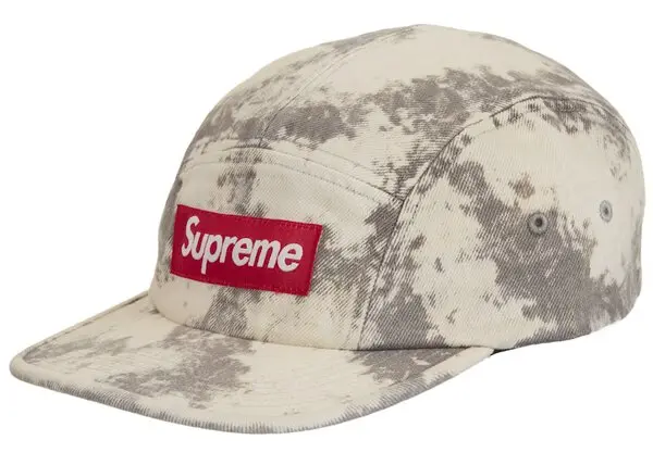 Supreme Denim Camp Cap - Bleached