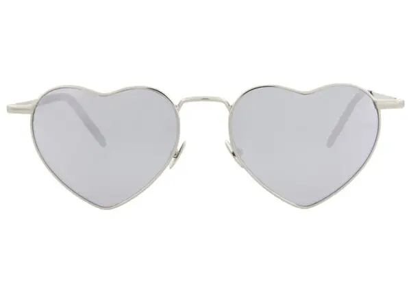 Saint Laurent Loulou Metal Frame Sunglasses - Silver (sl301loulo/30007818/003