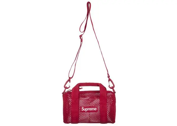 Supreme Mesh Mini Duffle Bag Ss25 - Red